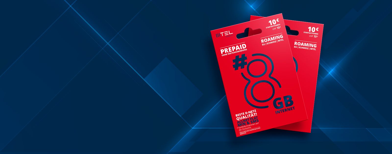 MTEL #8 Prepaid-SIM - MTEL Germany